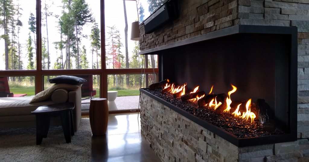 Panoramic Gas Fireplaces | Three-Sided Fireplaces by Acucraft
