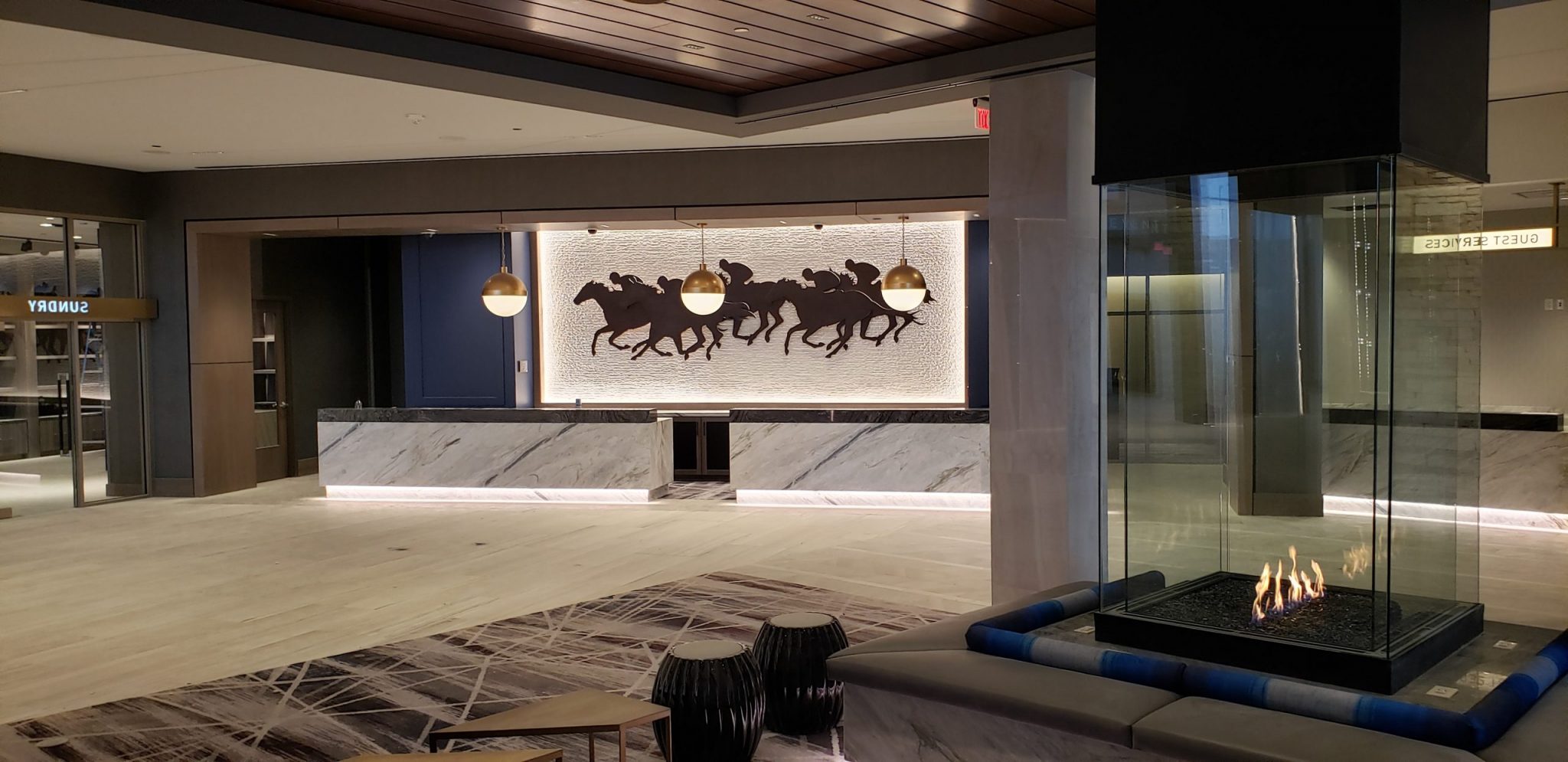 4-Sided Custom Gas Fireplace Project - Acucraft Fireplaces