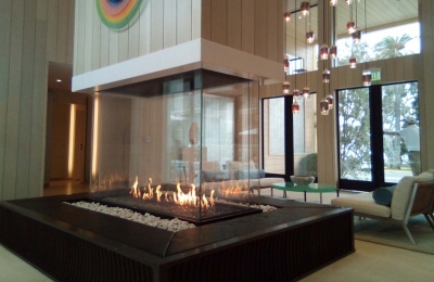 Stunning Four Sided Gas Fireplaces | Acucraft Fireplaces