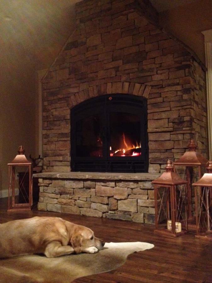 Single-Sided Wood Fireplace Design Idea Gallery | Acucraft