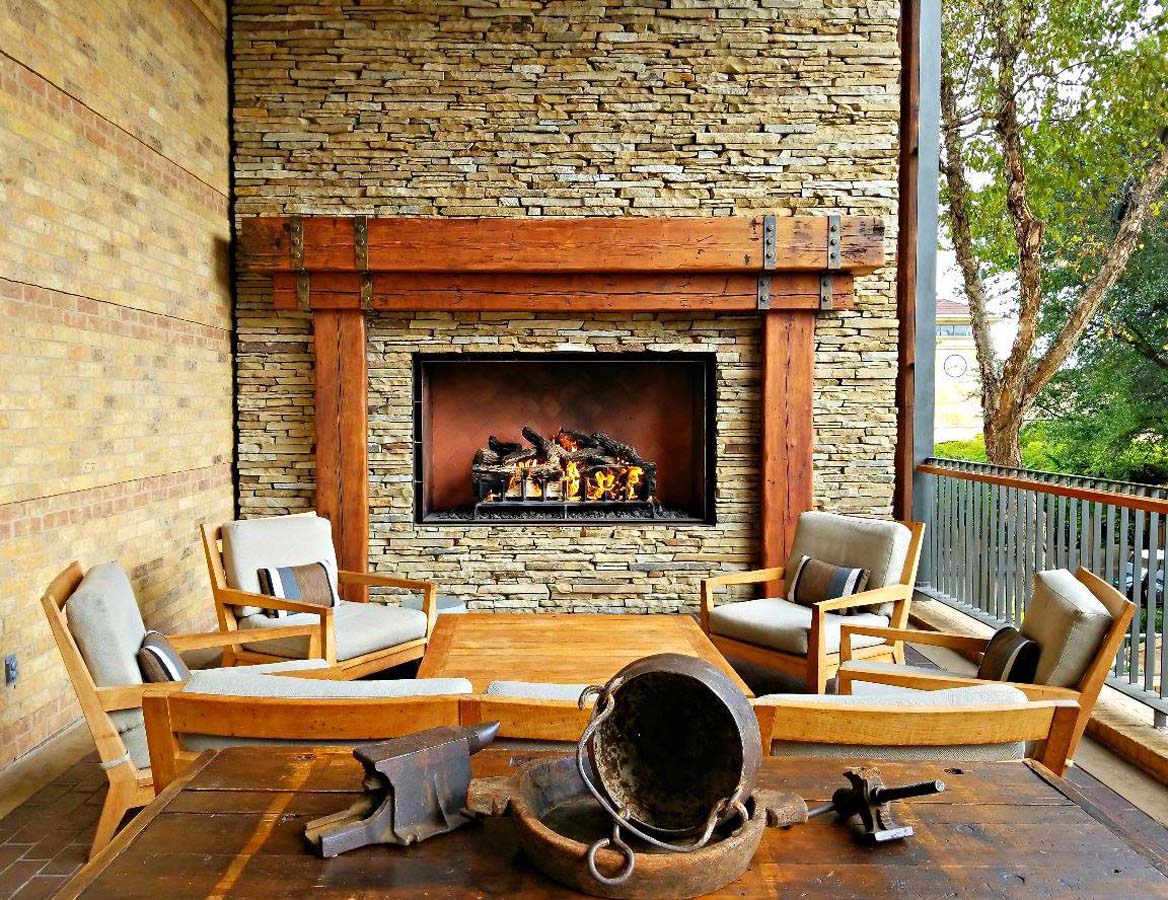 Custom Gas Outdoor Fireplaces | Acucraft Fireplaces