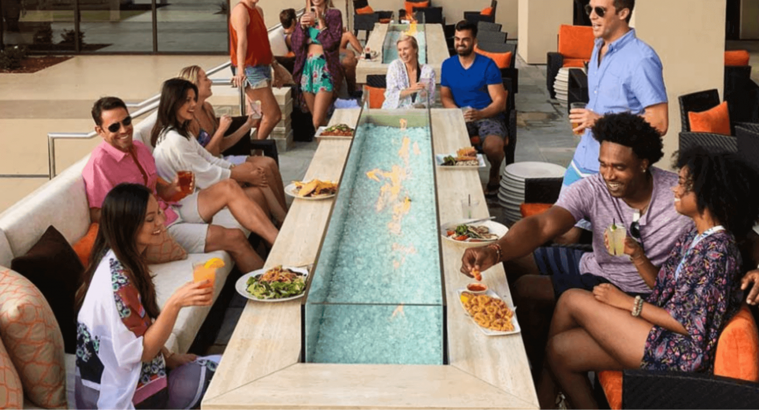 10 Pool Fire Pit and Fireplace Designs Your Guests Will Envy