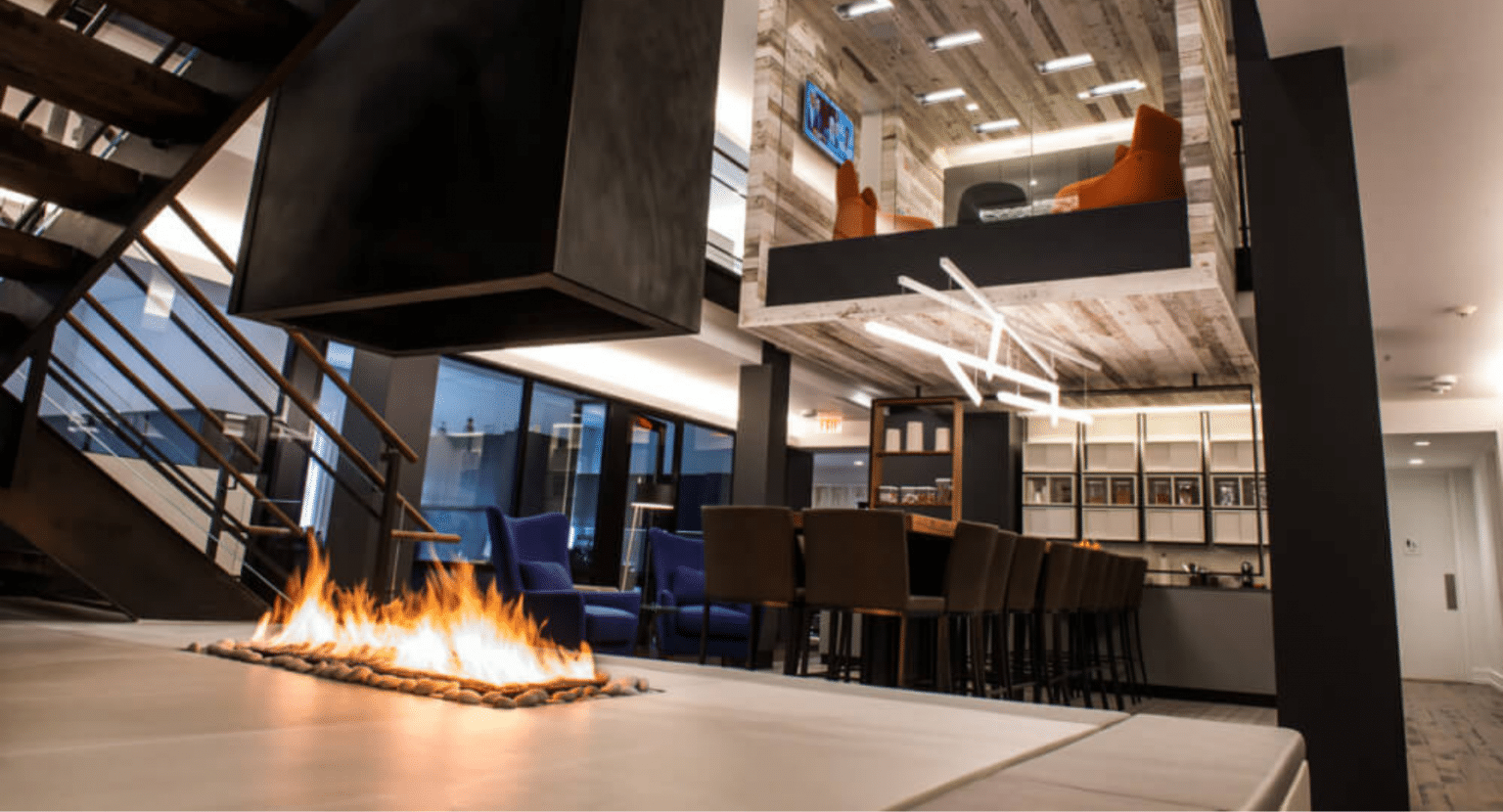 Open Gas Fireplaces | Modern Fireplaces without Glass