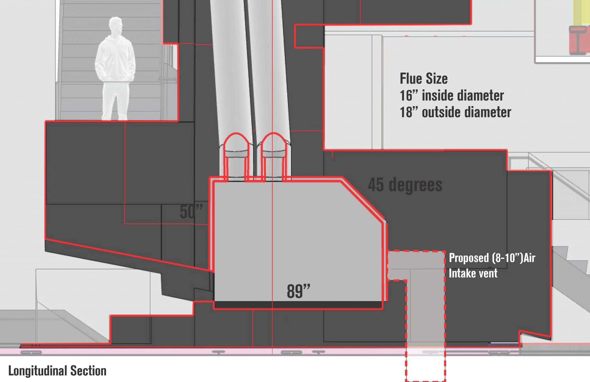 Open Wood Burning Fireplace Chalet Project - Acucraft Fireplaces