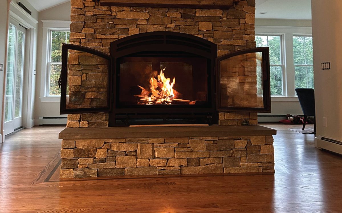 Double-Sided Wood-Burning Fireplaces | See-Through Fireplaces
