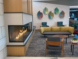 Healthcare Facility Fireplace Photo Gallery - Acucraft, Fire Reimagined