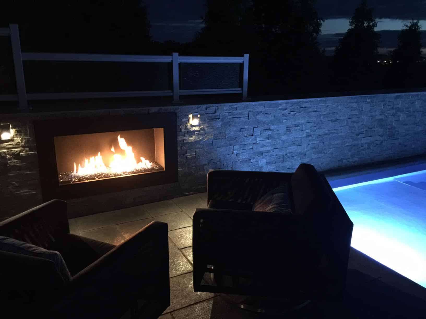 Customizing Your Linear Outdoor Fireplace - Acucraft Fireplaces